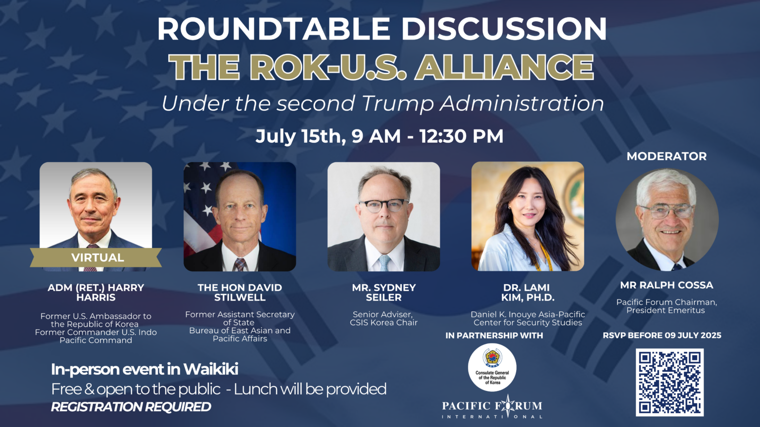 The ROK-U.S. Alliance under the 2nd Trump Administration - Pacific Forum